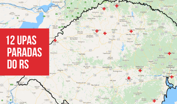 Doze novas UPAs do Rio Grande do Sul estão paradas por falta de recursos